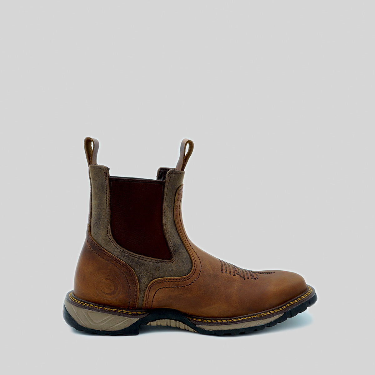 Botín Chealse Cuadrado BC Thunder Tan | Botas Cebu – CEBU WORK BOOTS